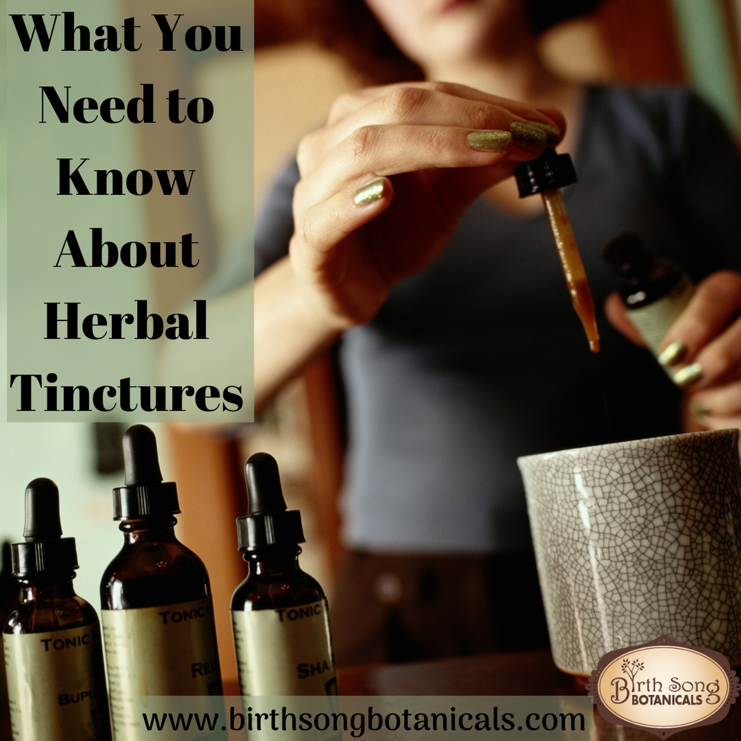 What you need to know about herbal tinctures– Birth Song Botanicals Co.
