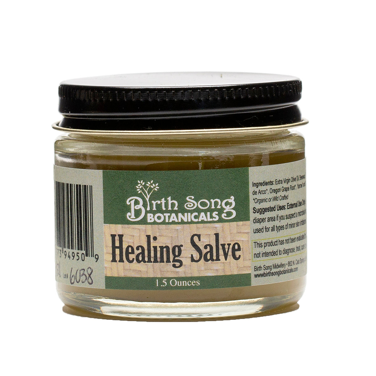 Herbal Salve- All Natural First Aid Ointment Made with Calendula and P ...